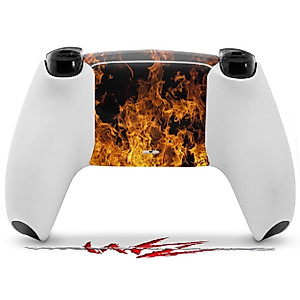 WraptorSkinz Skin Wrap compatible with Sony PS5 DualSense Controller Open Fire (CONTROLLER NOT INCLUDED)