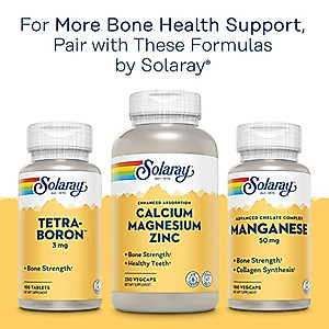 Solaray, (2 Pack) Vitamin D3 + K2, Soy Free, Capsule, 60 VegCaps