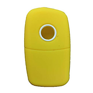 KAWIHEN Silicone Key Fob Cover Compatible with for 3 Button Bettle Golf Jetta Passta HLO1J0959753AM HLO1J0959753D NBG735868T NBG 735868T