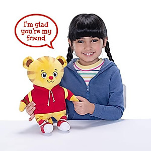 Daniel Tiger's Neighborhood Plush Daniel Tiger Back to School Feature Plush with Tigey and Backpack featuring Music, Sounds, and Phrases!