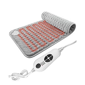 Electric Heating Pad (12 × 24"), Heating Pad for Back Pain Relief & Cramps, Auto Shut Off Heating Pad for Neck Shoulders Stomach Knees Legs with Heat Settings, Heat Pad Gift for Women Mom Girlfriend