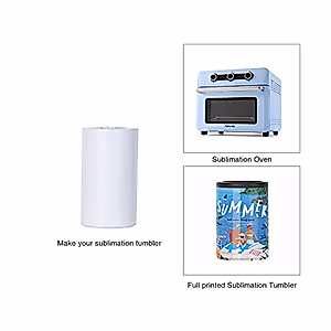 PYD Life 4 Pack 12 OZ Sublimation Blanks Can Insulator White Stainless Steel Can Cooler Beer Holder Sublimation Print