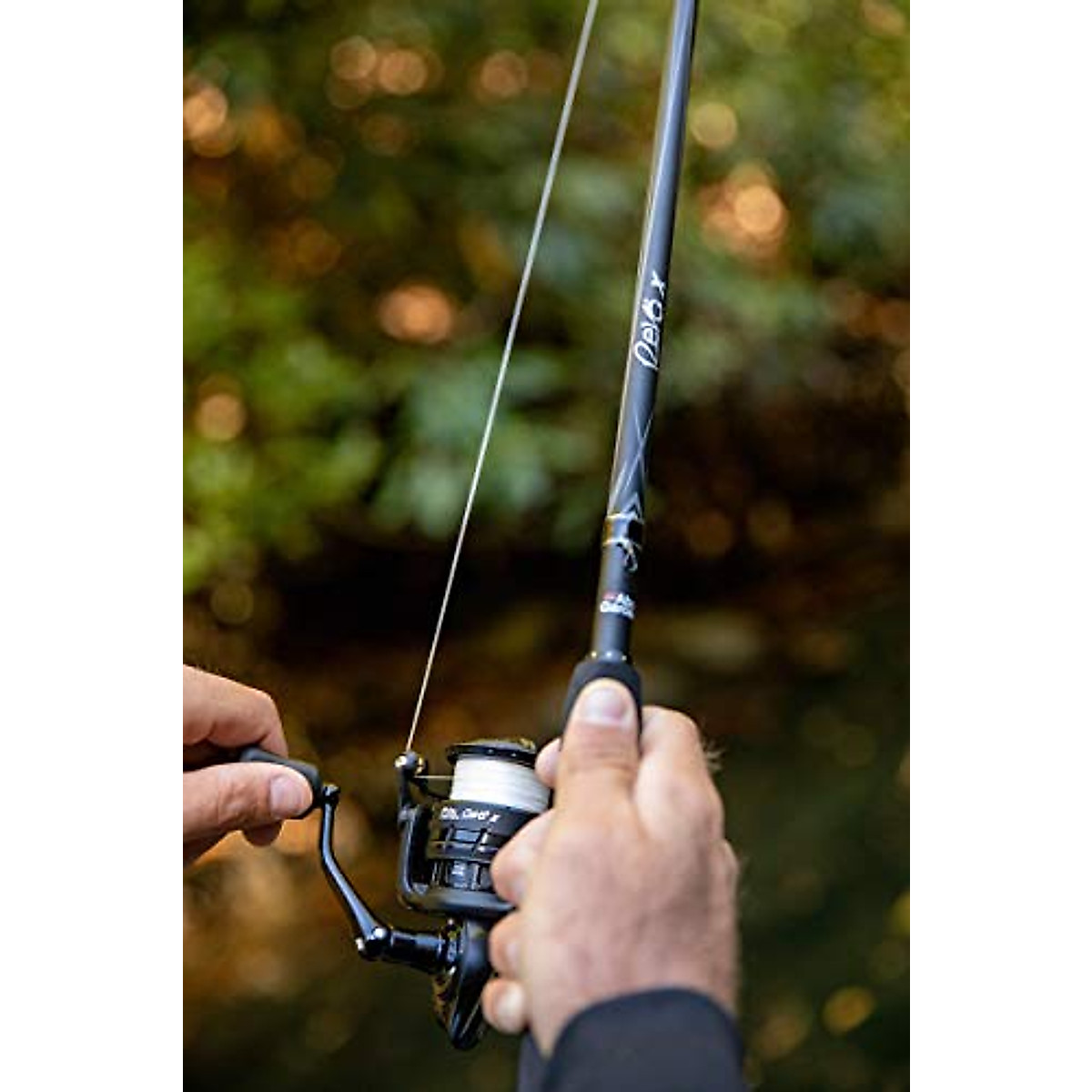 Abu Garcia REVO2X40 Revo x Spinning Fishing Reel, Black