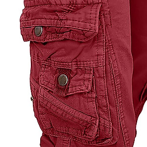 Akklian Warehouse Deals High Waisted Cargo Pants for Women Baggy Boyfriend Trousers Army Combat Work Pants with Multi Pockets