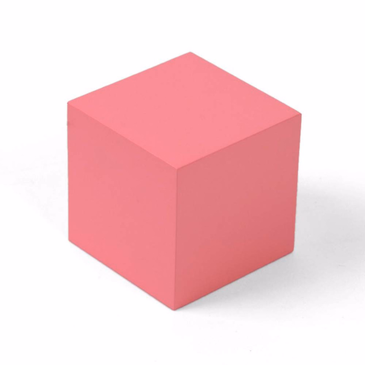 DANNI Preschool Children Math Teaching Aids Montessori Professional Pink Tower Without Stand 1 cm to 10 cm Early Childhood Education Toy