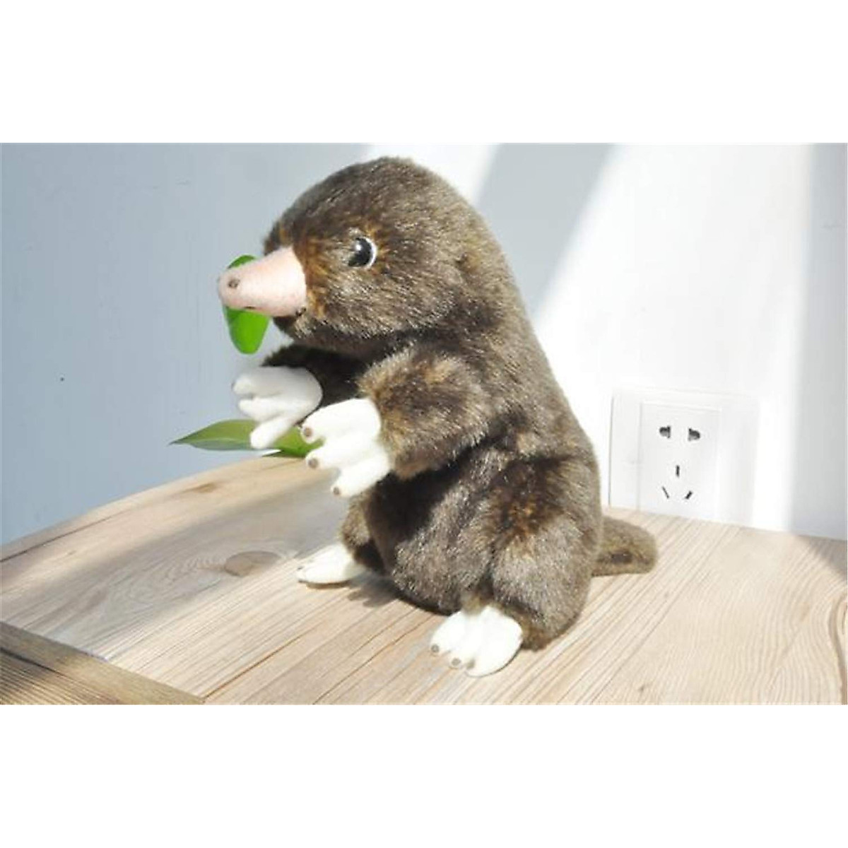 TAMMYFLYFLY 19cm Soft Male Ant Mouse Lifelike Mole Plush Toy Cute for Birthday Gift boy Girls Or Party