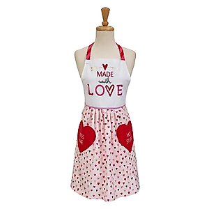 DII Valentine's Day Collection Kitchen, Apron, Made With Love