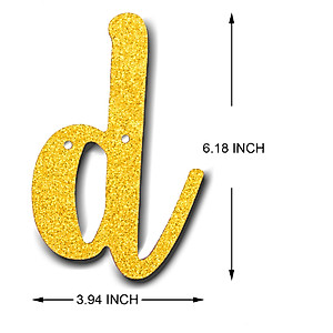 19 Years Blessed Gold Paper Sign Banner for Boy/Girl's 19th Birthday Party Supplies,Pre-Strung 19th Wedding Anniversary Party Decorations