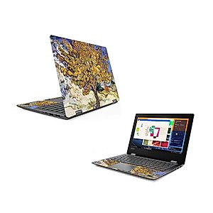 MightySkins Skin Compatible with Lenovo Flex 6 11" (2018) - Mulberry Tree | Protective, Durable, and Unique Vinyl Decal wrap Cover | Easy to Apply, Remove, and Change Styles | Made in The USA
