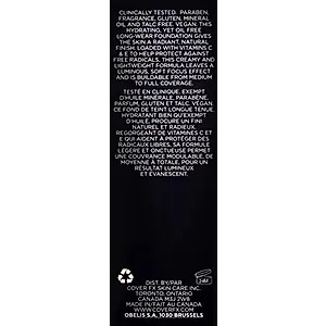 Cover FX Natural Finish Foundation: Water-based Foundation that Delivers 12-hour Coverage and Natural, Second-Skin Finish with Powerful Antioxidant Protection - N110, 1 Fl Oz