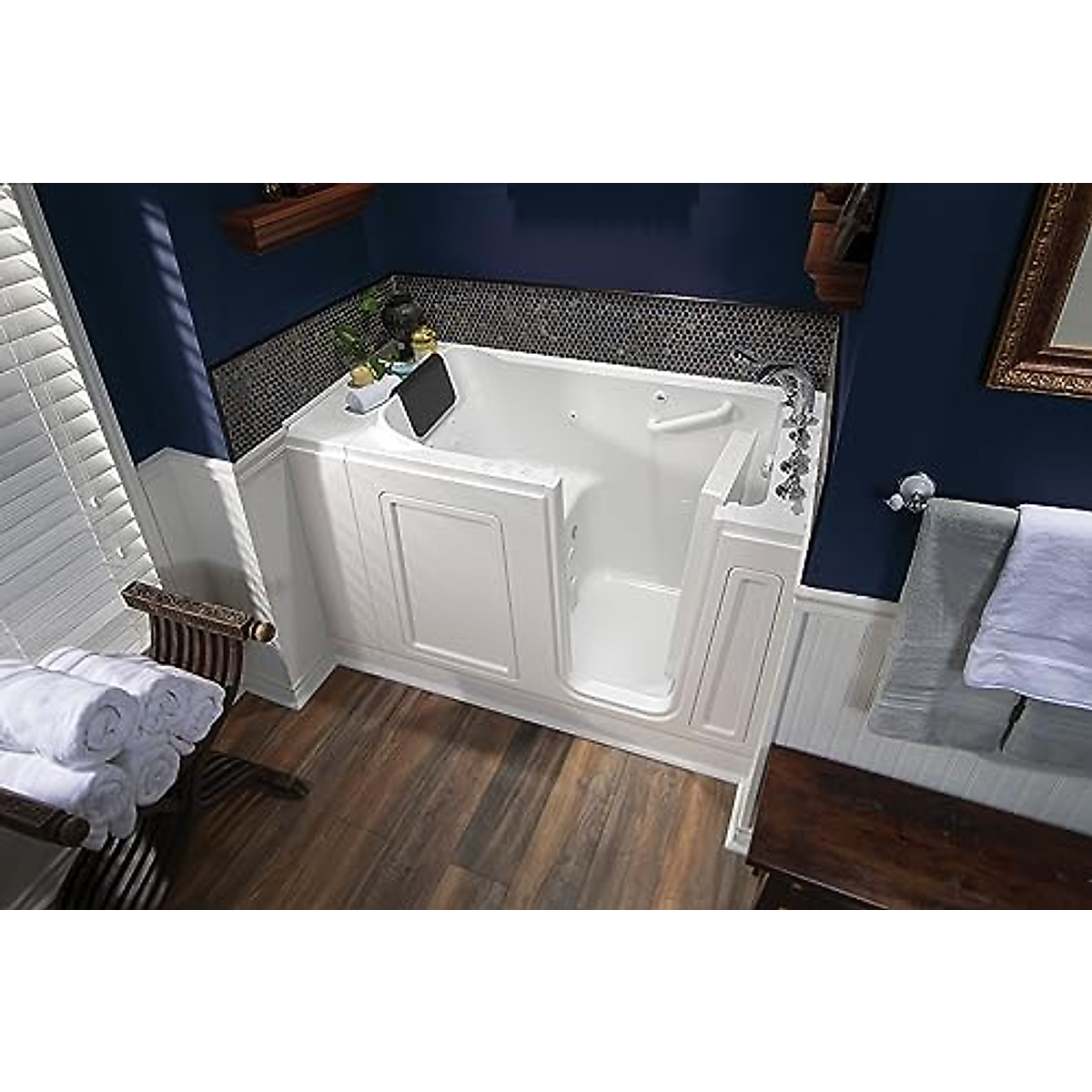 American Standard 3051.119.CRW Acrylic Whirlpool and Air Spa 30"x51" Right Side Door Walk-In Bathtub in White