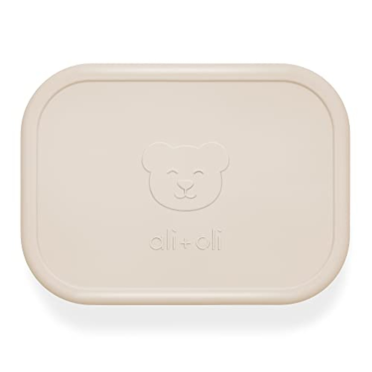 Ali+Oli Leak Proof Bento Box (Coconut) Food-Grade Silicone Bento Box, BPA, Phthalate, Lead, & PVC Free - Bento Lunch Box for Kids and Adults - Leak Resistant Sets With Lids Container