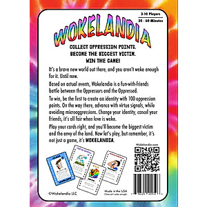 Wokelandia Card Game - Best Political Game. Family Game for Teens and Adults. Hilarious, satirical Game That Teaches The New Rules to Live by. Fun for The Whole Family, but not for Snowflakes.