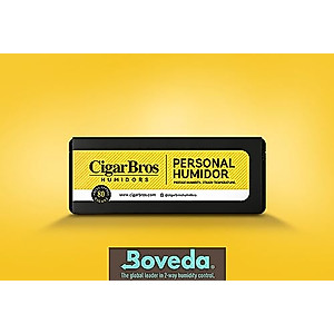 CigarBros + Boveda Personal Humidor: Precise Humidity. Steady Temperature. Holds up to 80 Cigars!
