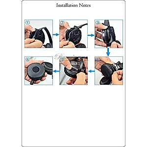 NC7 Earpads defean Replacement Ear Cushion Compatible with Sony MDR-NC7 / V150 ZX110 / ZX330BT / V150 / WH-CH500 ; JBL T500BT / T450BTNoise Cancelling Headphones