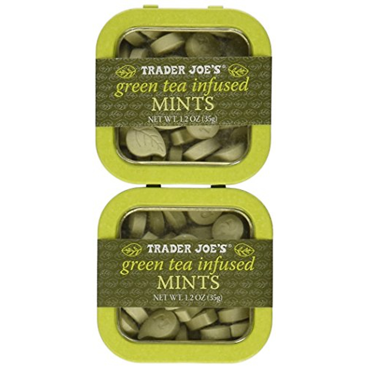 Trader Joe's Green Tea Mints (Pack of 2)