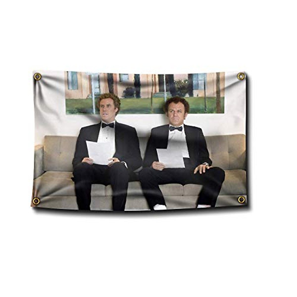 Banger - Step Brothers The Interview - Will Ferrell Motivational Inspirational Office Gym Dorm Wall Decor Design on a 3X5 Feet Flag with 4 Grommets for Easy Hanging. Authentic BANGER FLAG