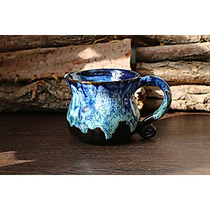 Coffee mug, pottery mug, Unique mug, 21 Oz, handmade ceramic mug, coffee lover, coffee mug pottery, Personalized mug, unique gift