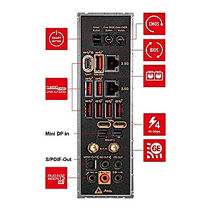 MSI MEG Z790 ACE Motherboard E-ATX - Supports Intel Core 12/13th Gen Processors, LGA 1700, DDR5 Boost (7800+MHz/OC), 2x PCIe 5.0 x16, 1x PCIe 4.0 x16, 1 x M.2 Gen5, 4 x M.2 Gen4, 2.5Gbps LAN, Wi-Fi 6E