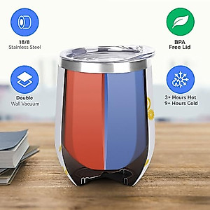 silichee 20 Oz Stainless Steel Insulated Tumblers with Lid Single Lemon Isolated on Insulated Tumblers Vacuum Coffee Mugs for Hot and Cold Drinks,Coffee,Wine