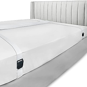 FeelAtHome Premium 12" Bed Bridge (NO-Wedge Design) | Twin XL to King Bed Converter Kit with Double Straps| Extra Wide Memory Foam - Anti-Sink & Non-Slip | Mattress Connector for Guests Stayovers