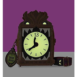 Loungefly Disney Haunted Mansion Grandfather Clock Crossbody Bag