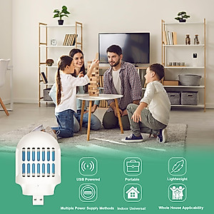 Simashts Mosquito Repellent, Mosquito Repeller Indoor Outdoor USB Powered for Home, Office