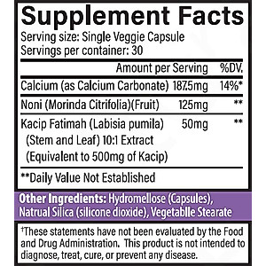 Female Rituals Yoni Balance Vaginal Tightening Pills with Kacip Fatimah, No Tightening Gel or Cream Needed - Vaginal Rejuvenation and Dryness Moisturizer