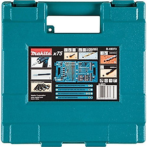 Makita B-49373 75 PC Metric Drill and Screw Bit Set