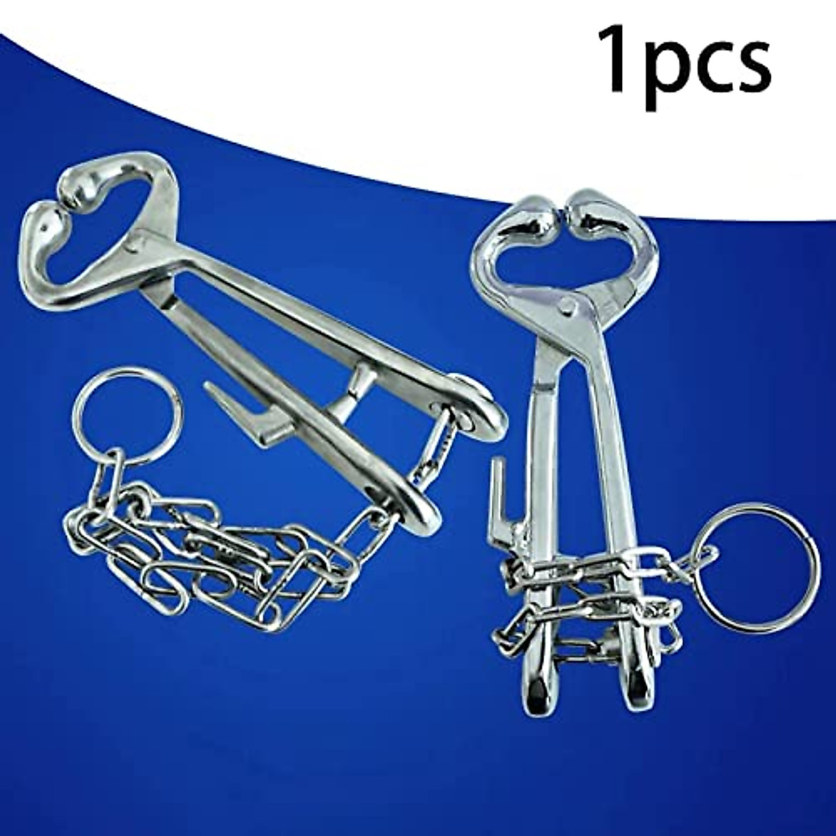 Colcolo Cattle Nose Rings Pliers Piercing Smooth Durable Farm Equipment Bovine Clip for Livestock
