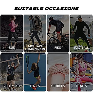 Audance Womens Knee Pads, Knee Pads for Women with Thick EVA Foam Padding Protective Pads Suitable for Women House Cleaning Gardening Work Dance Yoga(L), Red, Large