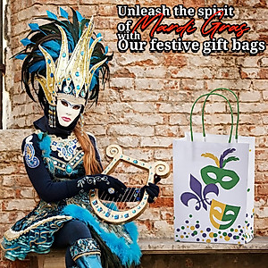 MARDI GRAS CRAFT BAG - Party Supplies - 12 Pieces