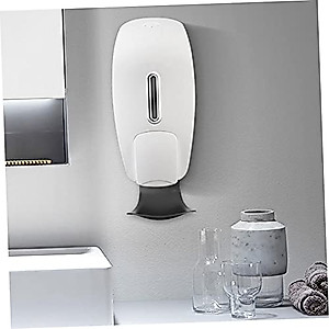 JOINPAYA 2Pcs Black Tray Automatic Hand Gel Dispenser Bracket Universal Manual soap Dispenser Automatic soap Dispenser drip Trays Spray drip Tray Cup Holder