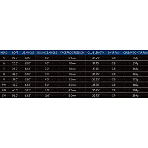 2022 XXIO 12 Iron Set RH 5-PW, SW Graph Reg