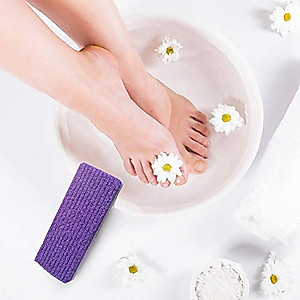 TOUGS Pumice Stone for Feet, Hard Skin Callus Remover and Scrubber, Callus Remover Foot Scrubber Home Pedicure Exfoliation, 4 Pack