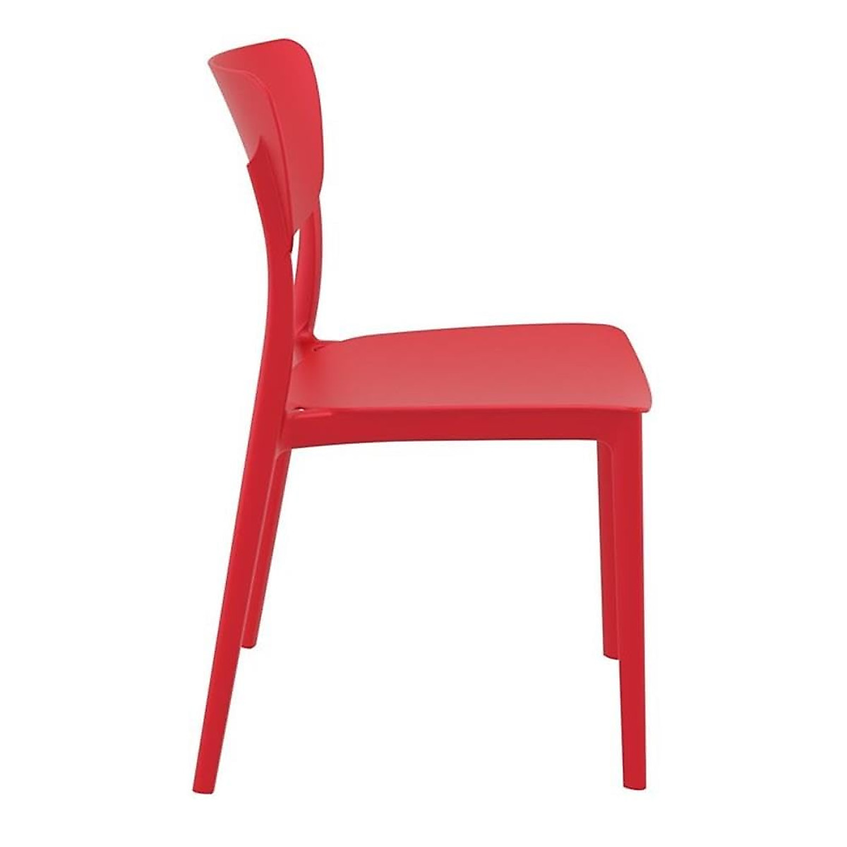 Compamia Monna Outdoor Dining Chair in Red (Set of 2)