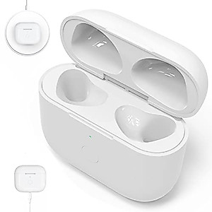 Wireless Charging Case Compatible with AirPods 3rd Generation Charging Case Cover, Replacement Charger Case Cover for Air Pods 3 Gen with Bluetooth Sync Quick-Pairing Button (Earbuds Not Included)
