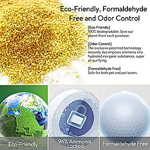 PETTIME Tofu & Corn Litter Large 12lb Dust-Free Clumping Cat Litter Quickly Absorb Cat Odors Pure Natural Toilet Flushable Corn Litter