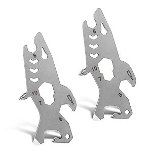 Cobee Shark Bottle Opener, 2 Pcs Multifunctional Shark Beer Opener Keychain Pendant Creative Metal Opener Pocketable Opener Accessories for Camping Traveling for Dad Boyfriend Bartender