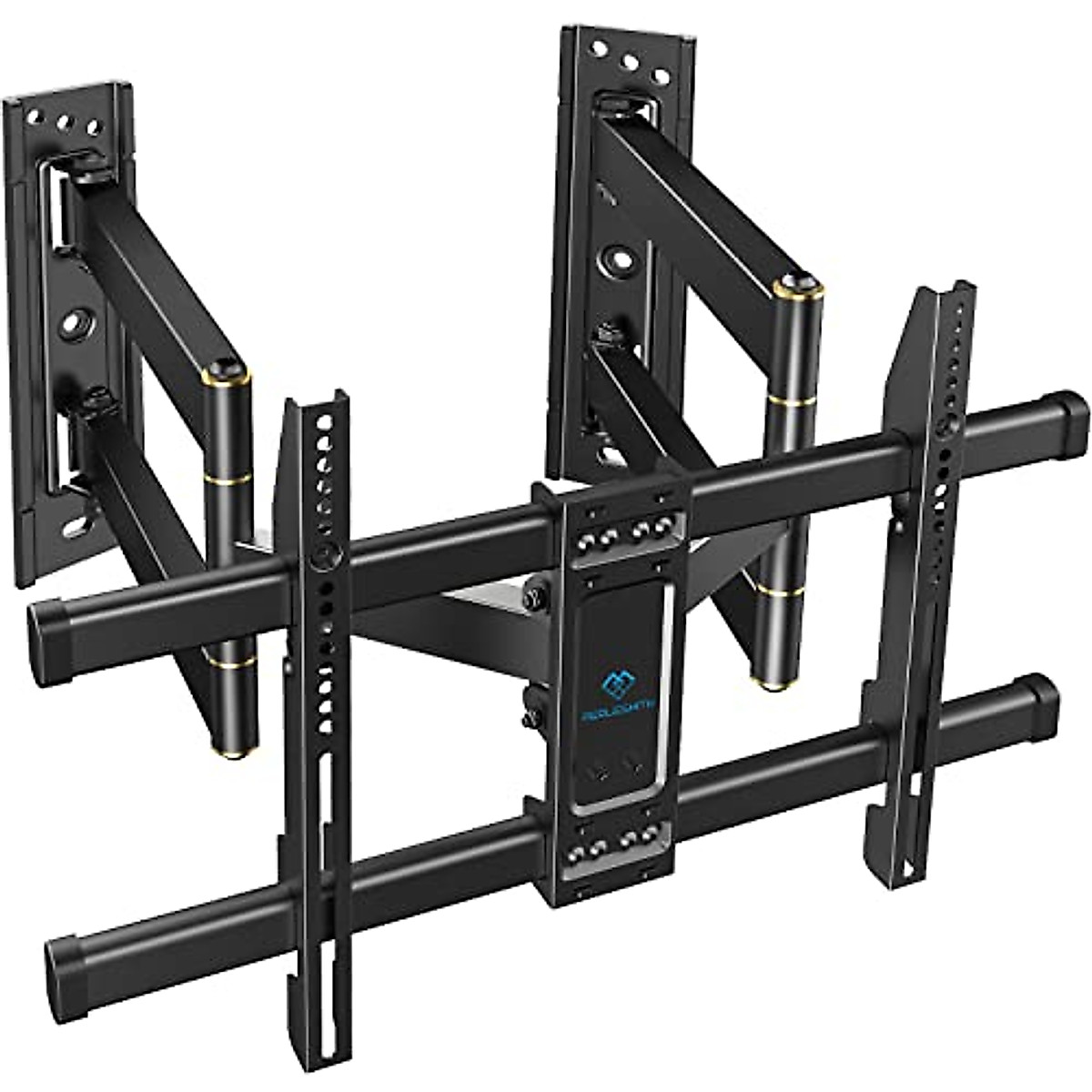Corner TV Wall Mount Full Motion- Corner TV Bracket Fits 37-70 Inch LED, LCD 4K Flat Curved Screen TVs- Hold up to 99 lbs Max VESA 600x400 W/Tilt, Swivel and Level