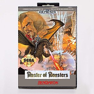 Master Of Monsters Game Cartridge 16 Bit Md Game Card With Retail Box For Sega Mega Drive For Genesis