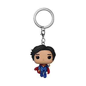 Funko POP! Keychain: DC - The Flash - Supergirl - DC Comics Novelty Keyring - Collectable Mini Figure - Stocking Filler - Gift Idea - Official Merchandise - Comic Books Fans - Backpack Decor