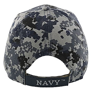 US Navy Seal Patriotic USA Flag Blue ACU Digital Camo Embroidered Cap Hat