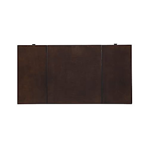 Linon Angela Walnut Vanity Set,30" x 36" x 18"