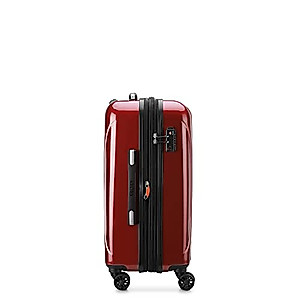 DELSEY Paris Helium Aero Hardside Expandable Luggage with Spinner Wheels, Brick Red, Carry-On 21 Inch