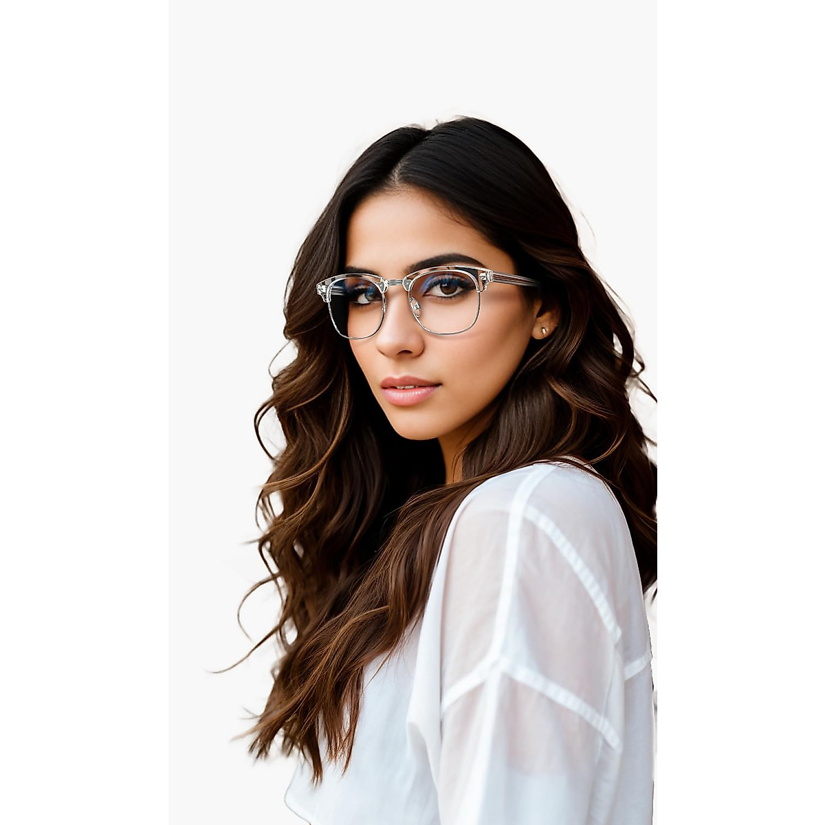 VISOONE Lightweight Blue Light Blocking Glasses Square with Anti Computer Glare for Gaming Men and Women MONTANA