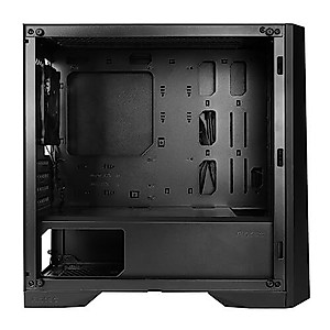 Antec Dapper Dark Phantom DP301M Black Steel/ARGB Lighting/Tempered Glass Side Panel Compact Micro-ATX Gaming Case