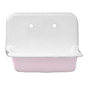 Vintage Tub & Bath 24 Inch Cast Iron High Back Farm Sink