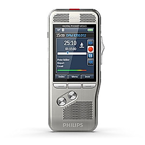 Philips DPM8000/01 Digital Pocket Memo with Speech Exec Pro Dictation Software and SR Module