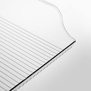 ZOAJU Set of 4pcs Refrigerator Organizer, Clear Can Drink Holder Dispenser for Refrigerator Countertop Cabinets Pantry